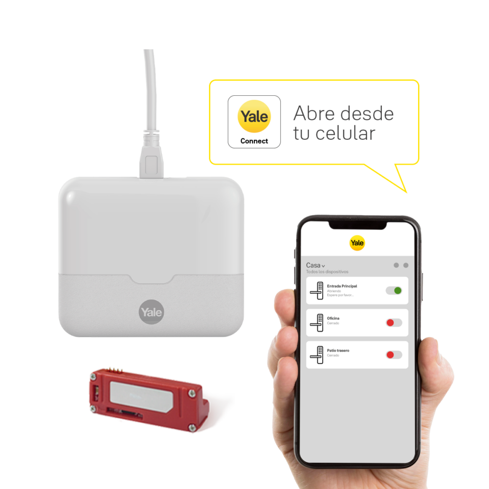 Módulo de conexión Yale Connect HUB + Zigbee YMF - YDF - Yale Ecuador